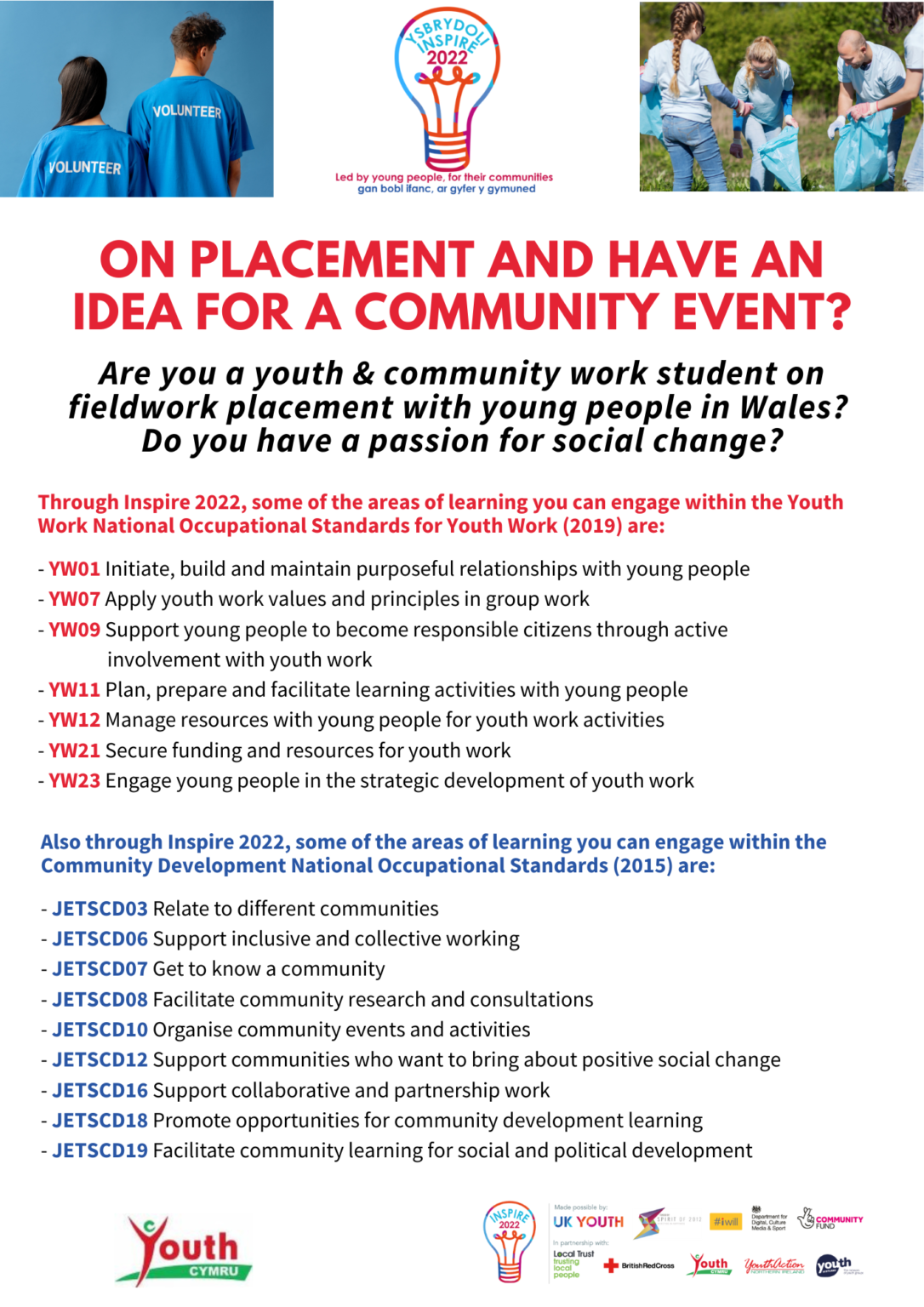 Student Placement Youth Cymru